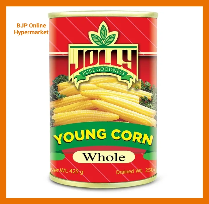 JOLLY YOUNG CORN WHOLE | 425 GRAMS | PURE GOODNESS | | Lazada PH