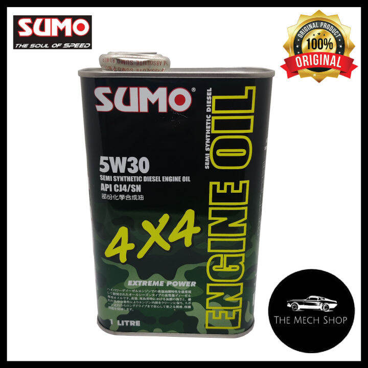 Sumo 5w30 4x4 Extreme Power Semi Synthetic Diesel Engine Oil API CJ4/SN ...