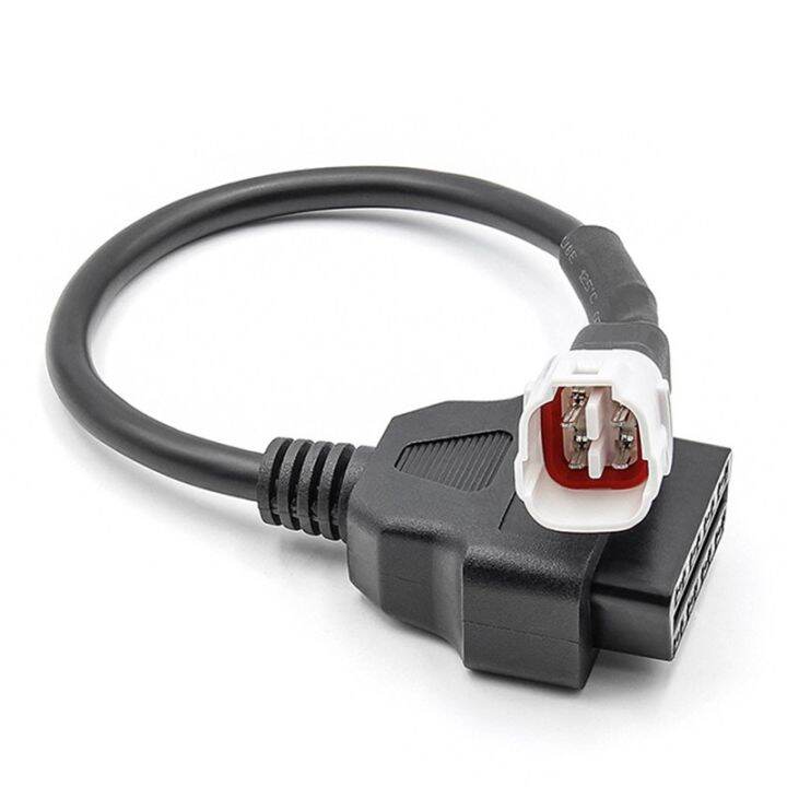 4 Pin to OBD2 Fault Code Reader motorcycle Scanner Diagnostic Cable for ...