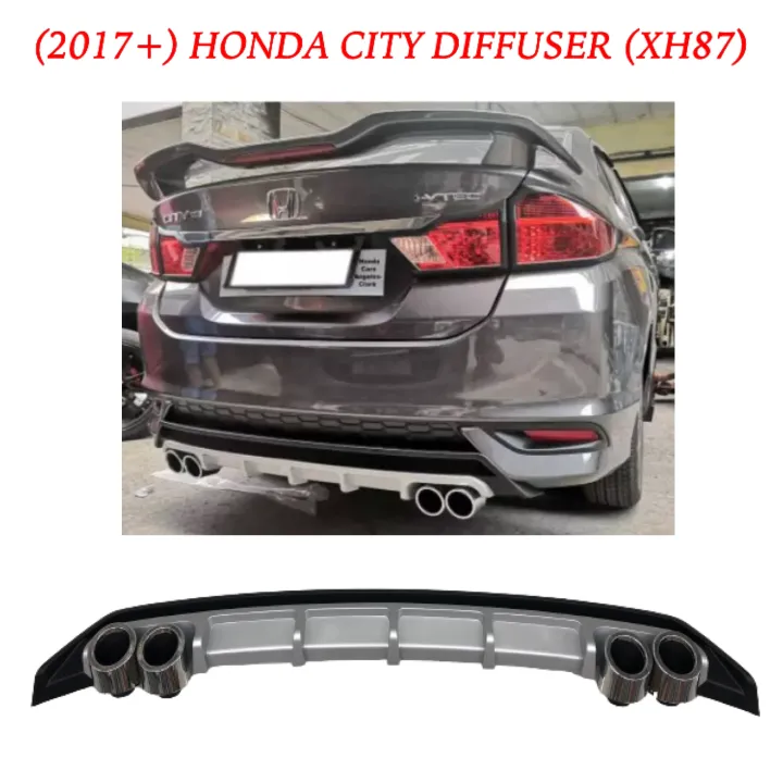 MCPA 2017+ Honda City Car Rear Bumper Diffusers Lip Spoiler Body Kits ...