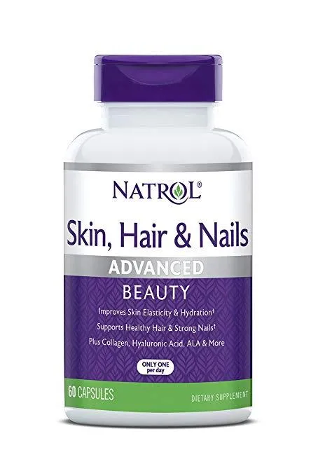 Natrol Skin, Hair and Nails, Advanced Beauty (60 Capsules) | Lazada PH