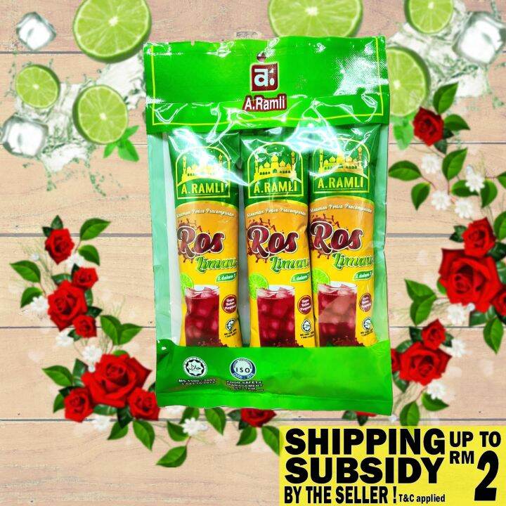 Viral Minuman Perisa Ros Limau Pracampuran │Premixed Rose + Lime ...