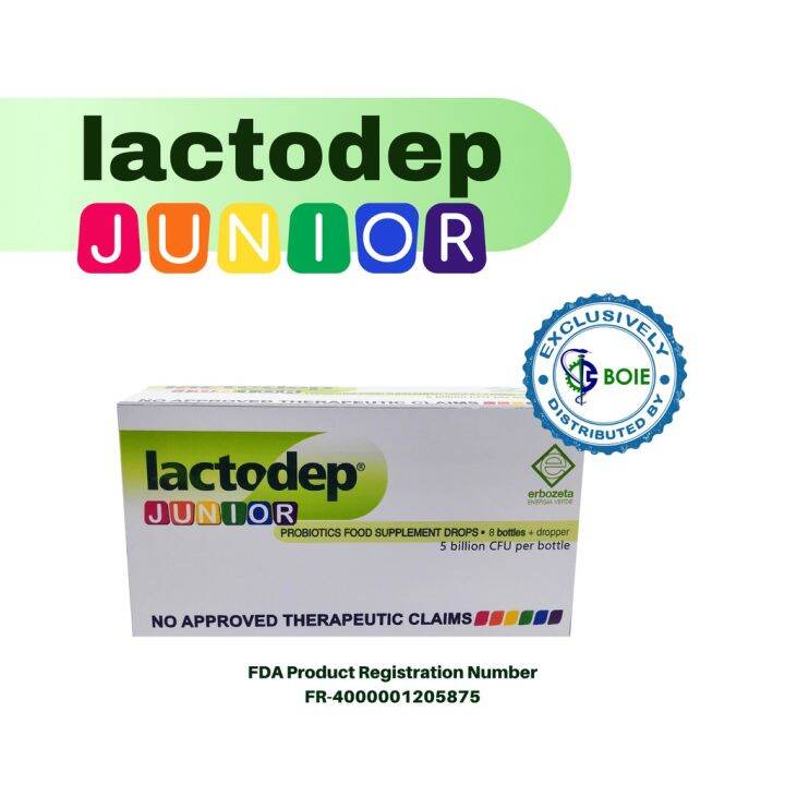 Lactodep Junior - L. rhamnosus(2 Billion CFU), L. reuteri(1 Billion CFU ...