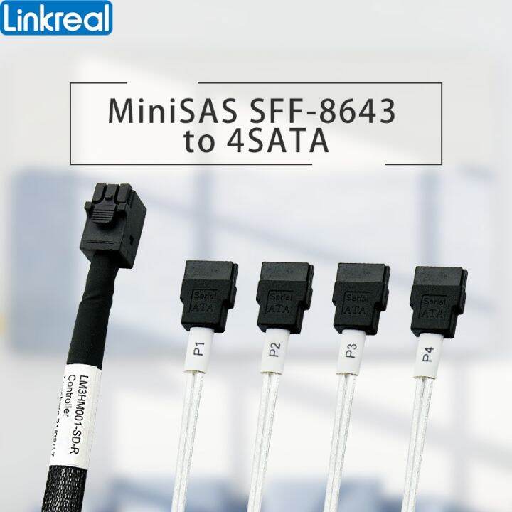 Internal SFF 8643 to 4 SATA/SAS Cable For SAS/SATA HBA Card | Lazada PH