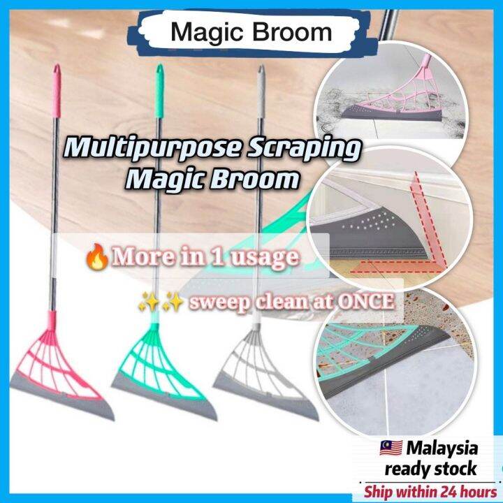 Magic Broom Mop Modern Hacks Brooms Home Kitchen Glass Water Squeegee ...