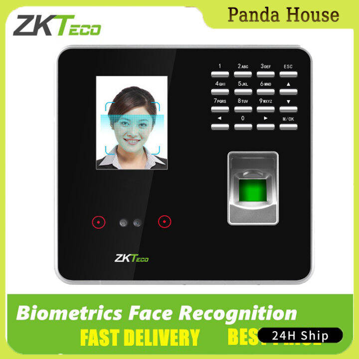ZKTeco Biometrics Face Fingerprint Time Attendance Machine Bundy Clock Time Recorder Punch Card ...