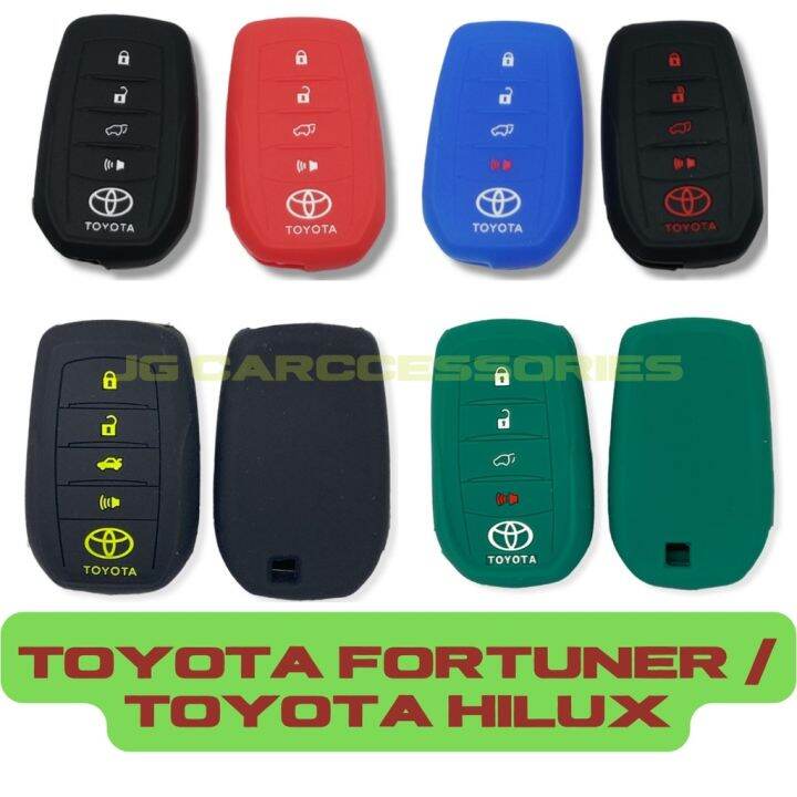 TOYOTA Fortuner / Toyota Hilux Silicone Car Keyless Remote Cover ...