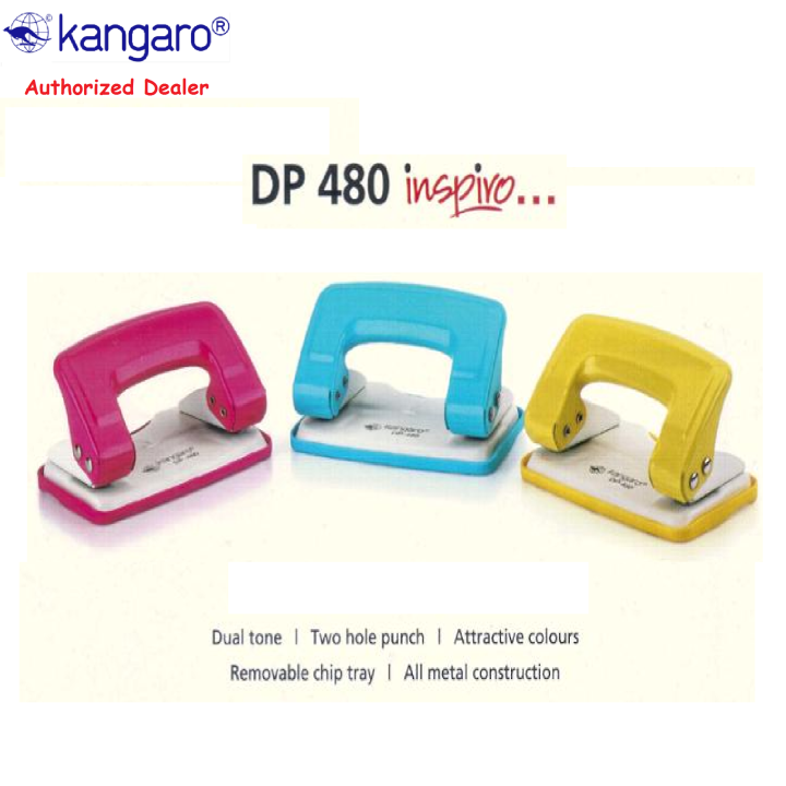 Kangaro DP-480 Paper Puncher Inspiro / Penebuk Lubang | Lazada