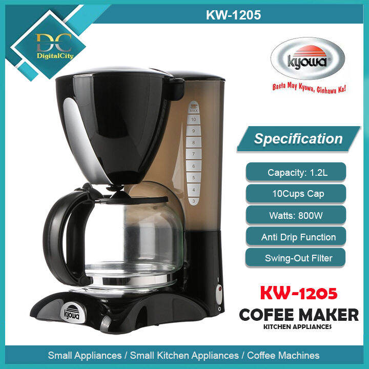 DIGITAL KW-1205 Coffee Maker 1.2 Liters Capacity | Lazada PH