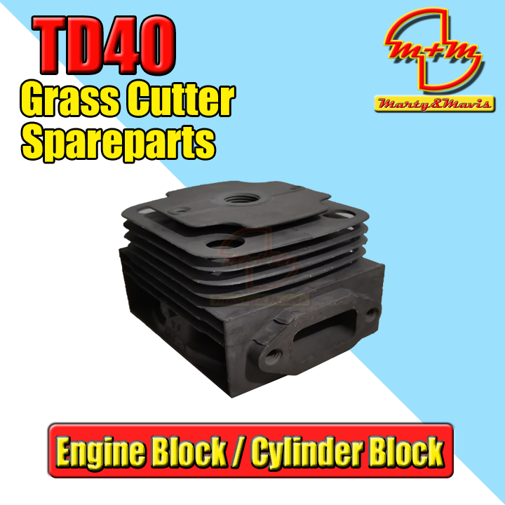 Kawasaki TD40 Cylinder Block / Engine Block Grass Cutter Spare parts ...