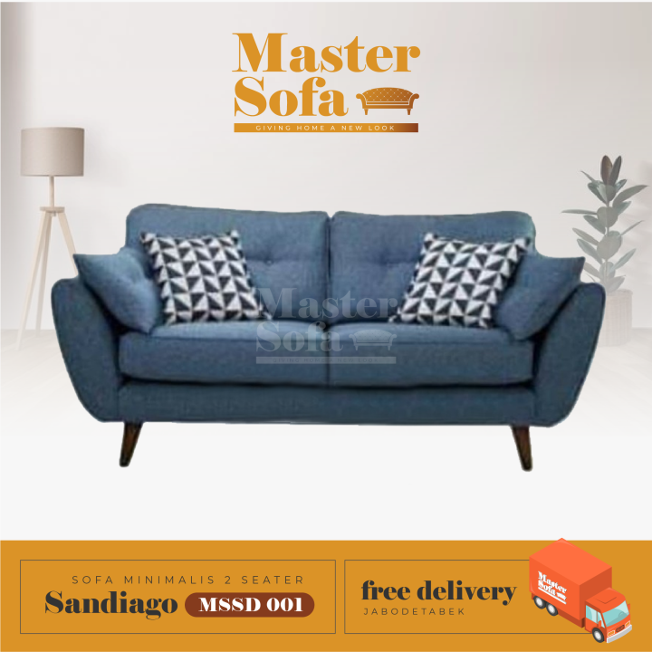 Sofa minimalis 2 seat Sandiago MSD 001 | Lazada Indonesia