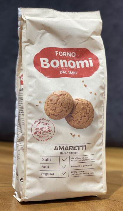 Forno Bonomi Amaretti Cookies ,Biskut Badam. 意大利杏仁饼干300g - Italy | Lazada