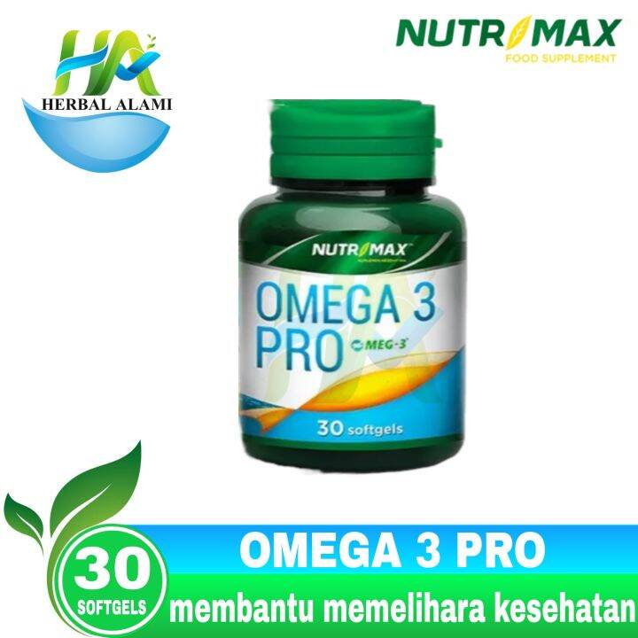 Nutrimax Omega 3 Pro - Minyak Ikan Untuk Kesehatan Otak - 30 Kapsul | Lazada Indonesia