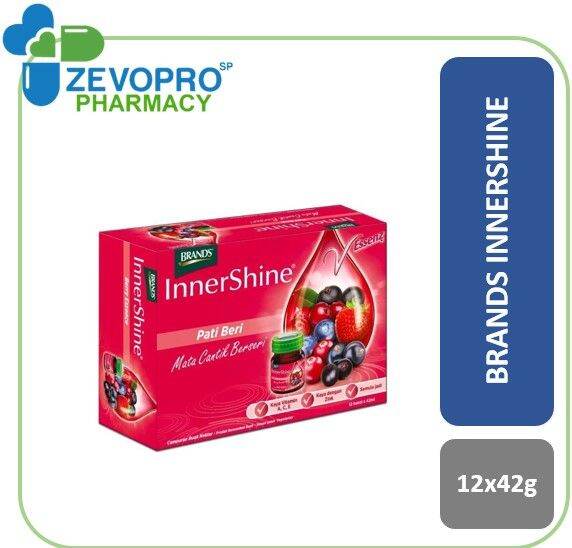 BRANDS INNERSHINE BERRY ESSENSE 12*42G [rich in vitamin C and E] | Lazada