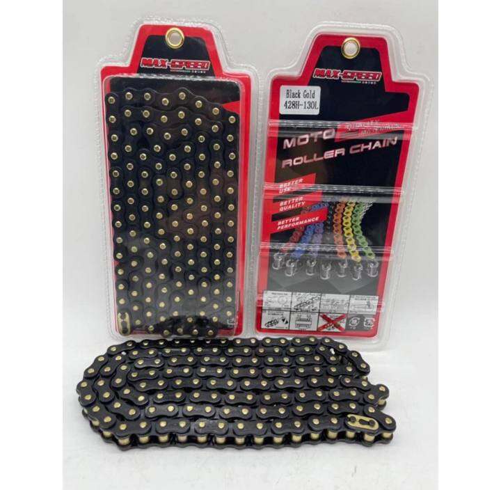 MAXSPEED COLOR CHAIN 428-130L BLACK | Lazada PH