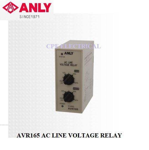 ANLY AVR165 AC LINE VOLTAGE RELAY | Lazada