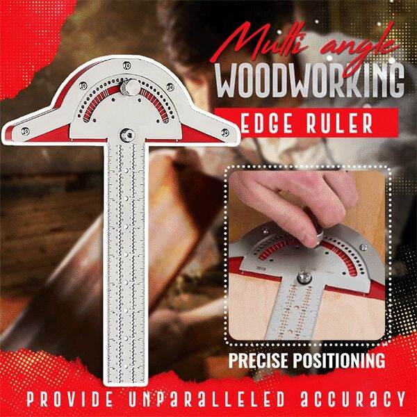 Woodworking Edge Rule Efficient Protractor Angle Protractor Woodworking ...