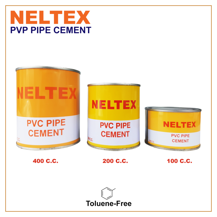 Neltex Solvent PVC Adhesive Cement 400cc, 200cc, 100cc | Lazada PH