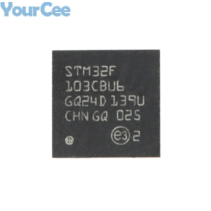 STM32F103CBU6 UFQFPN 48 Cortex M3 32 bit Microcontroller MCU Flash 128KB Micro Controller IC ...