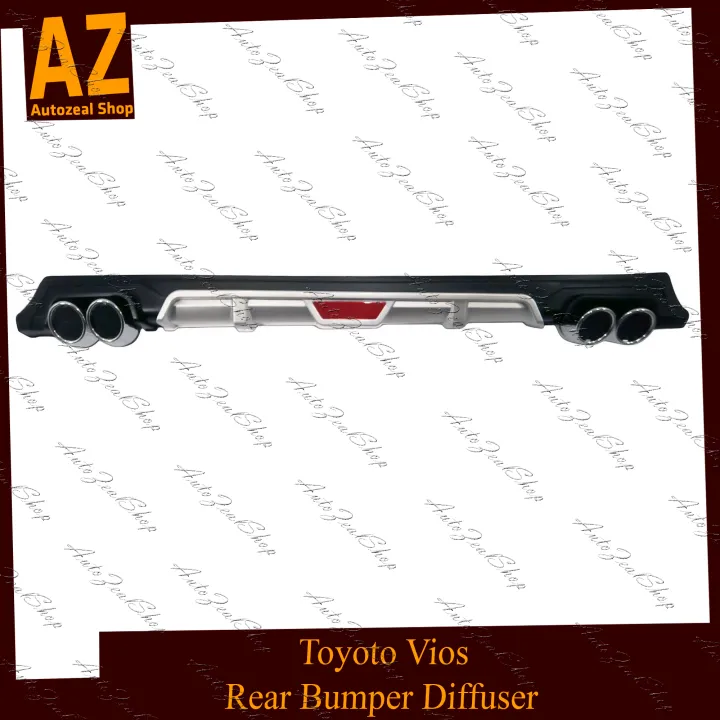 Toyota Vios 2013-2018 3RD GEN SUPERMAN Rear Bumper Lip Diffuser (Light ...