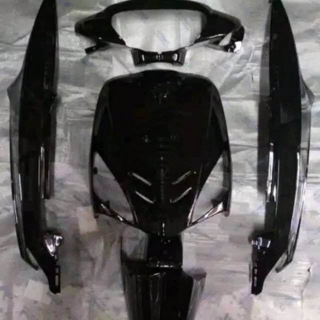 FULL BODY HALUS YAMAHA MIO SPORTY HITAM / COVER BODY FULLSET YAMAHA MIO ...