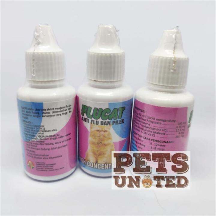 Flucat 30 ml - Obat Flu Dan Pilek Pada Kucing | Lazada Indonesia