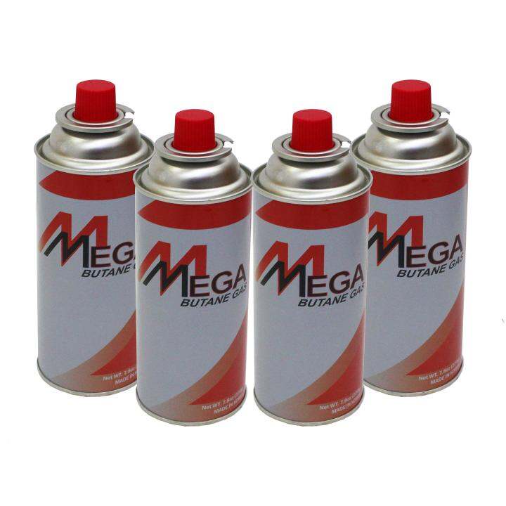 Mega Butane Gas 220G Set of 4 | Lazada PH