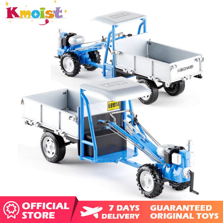Kmoist KAIDIWEI รถแทรกเตอร์รถแทรกเตอร์จำลองโมเดลรถยนต์แทร็คเตอร์แบบเดินตามอัลลอยสำหรับวันเกิด ...