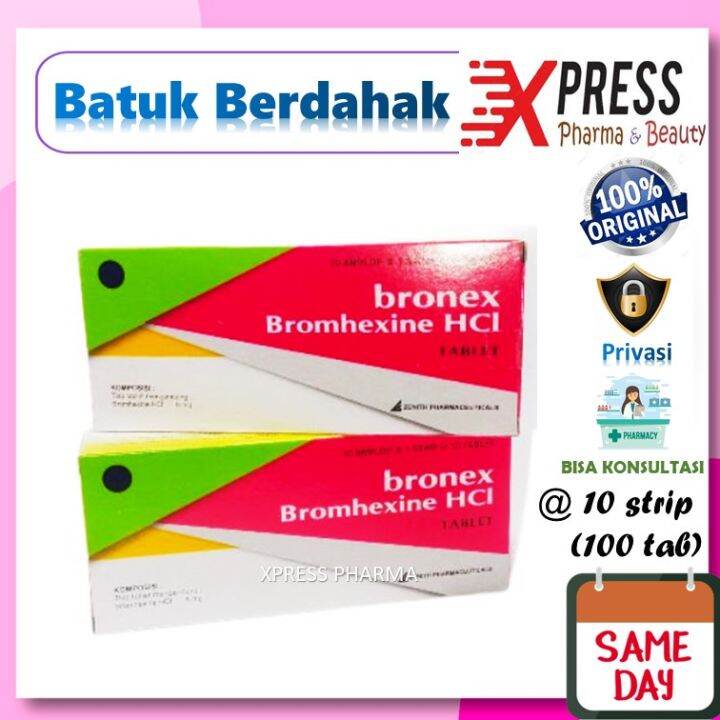 ⚡XPRESS⚡ Bronex DUS Obat Batuk Bronek Box Dos Zs | Lazada Indonesia