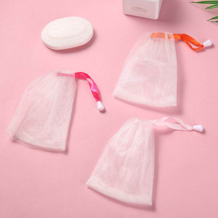 『yovip』 Soap Mesh Bag Mesh Net For Foaming Cleaning Bath Soap Net Lazada