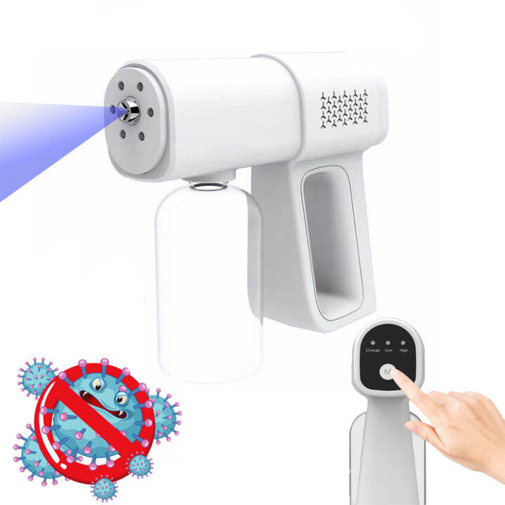 New Model 380ML Wireless Disinfection Atomizer Spray Gun Sanitizer with ...