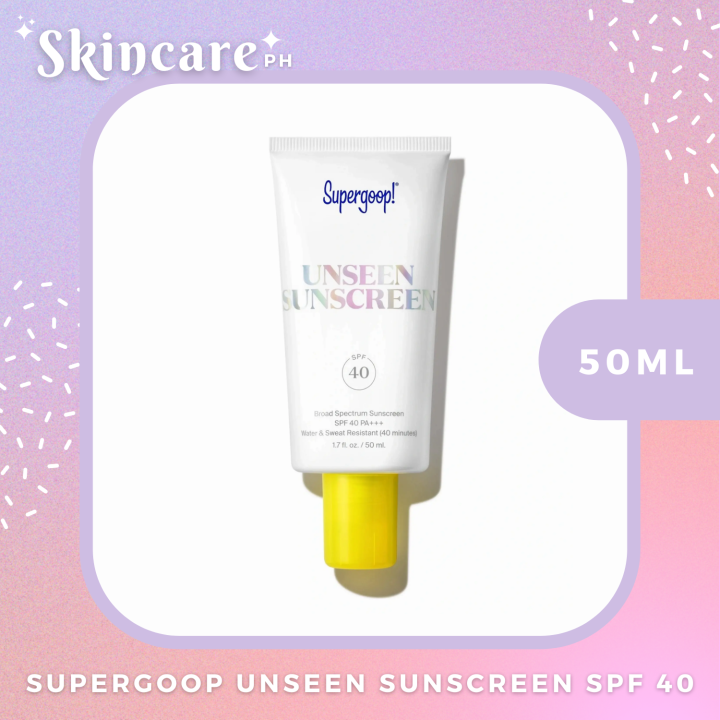 Supergoop! Unseen Sunscreen | Matte Screen | Sheer Screen | Lazada PH