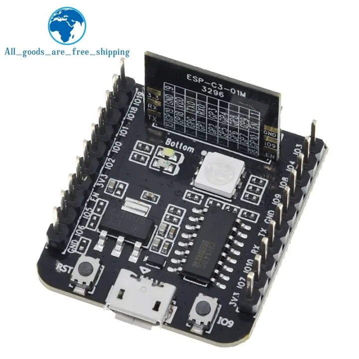 NodeMCU-ESP-C3-01M-Kit 4MB ชิป ESP32-C3 2.4G WiFi + Bluetooth 5.0โมดูล ...