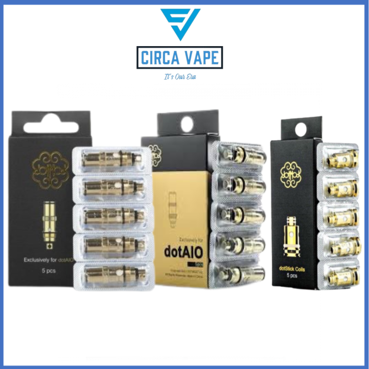 Original Dot AIO Replacement Coils DotMod 0.3Ω 0.7Ω 1.2Ω 1.6Ω DotStick ...