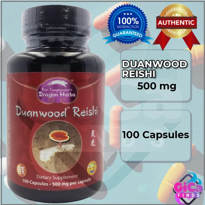 Dragon Herbs Duanwood Reishi 500 mg 100 Vegetarian Capsules | Lazada PH