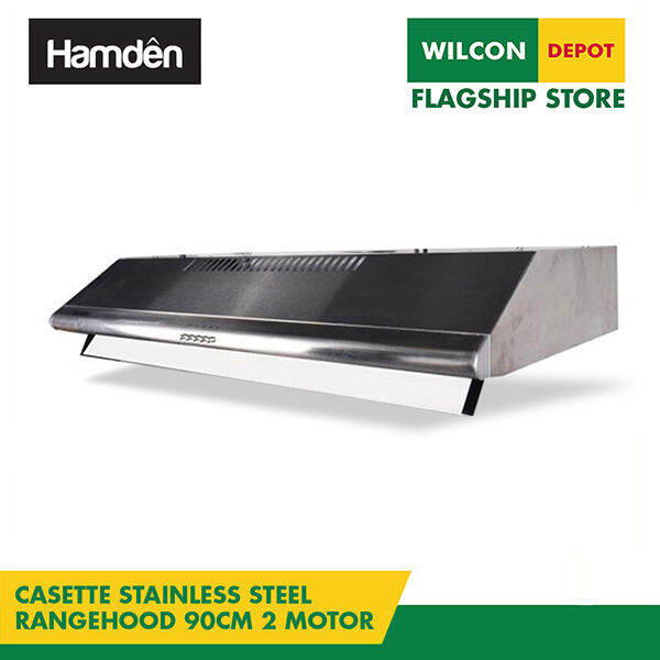 HAMDEN Casette AD-HSM102 Stainless Steel Kitchen Rangehood 90 cm 2 ...
