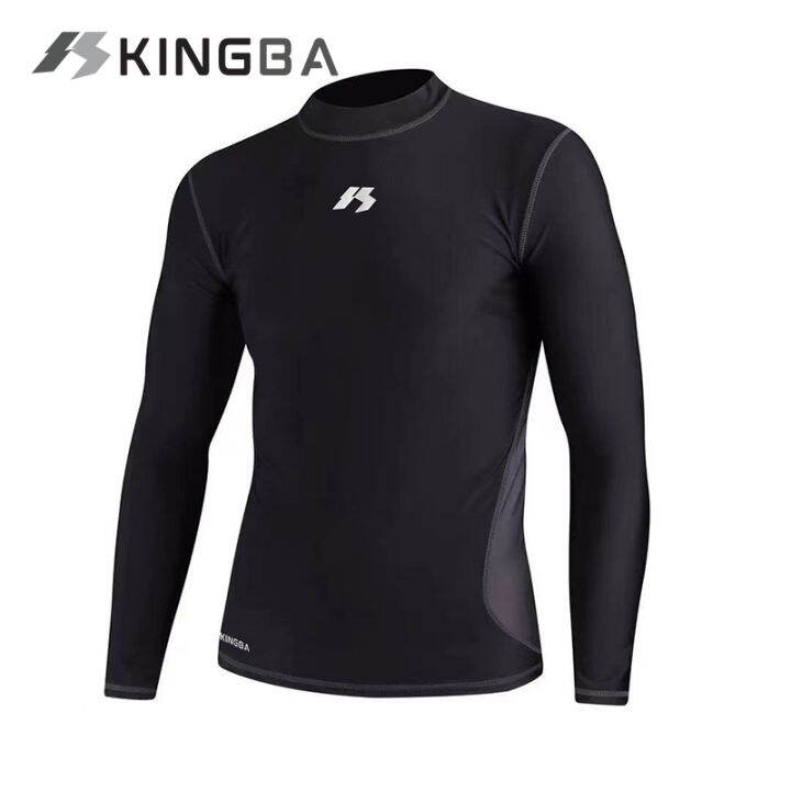 KINGBA Men's Rashguard Long Sleeve Rash Guard KB1507 | Lazada PH