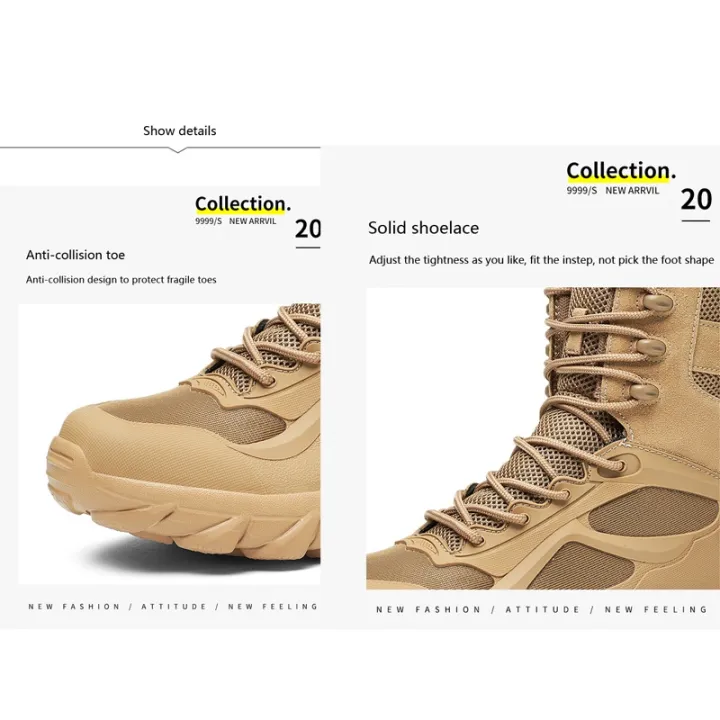 Comfortable shoes COD 511 Tactical boots Men's Combat Military boots ...