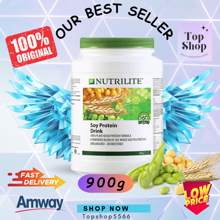 🔥NEW stock 🔥 Amway Nutrilite Soy Protein Drink (900g) | Lazada