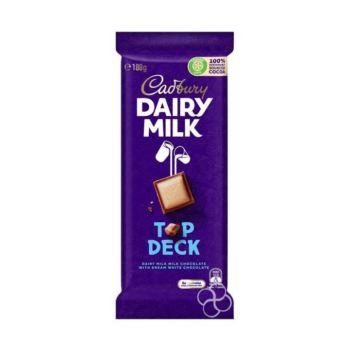 Cadbury Dairy Milk Top Deck Chocolate Bar 180g | Lazada PH