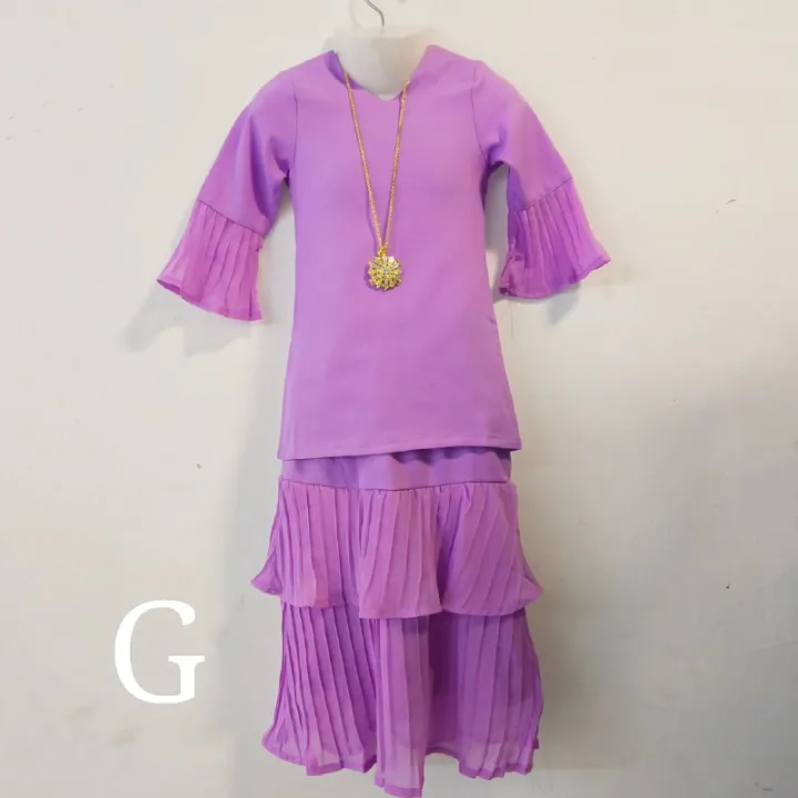 Baju Melayu 2021 Design Mermaid Ready Stock Budak Perempuan Kids Girl ...