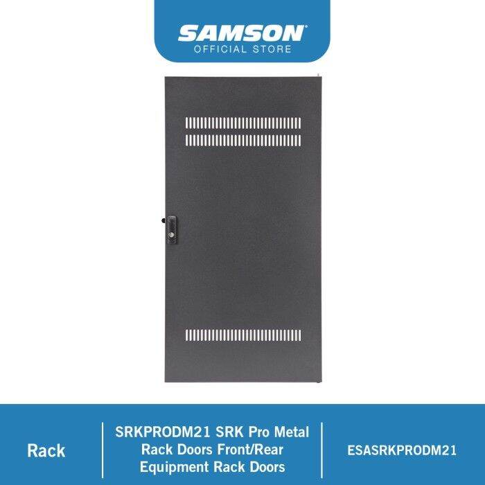 Samson SRKPRODM21 SRK Pro Metal Rack Doors Front/Rear Equipment Rack ...