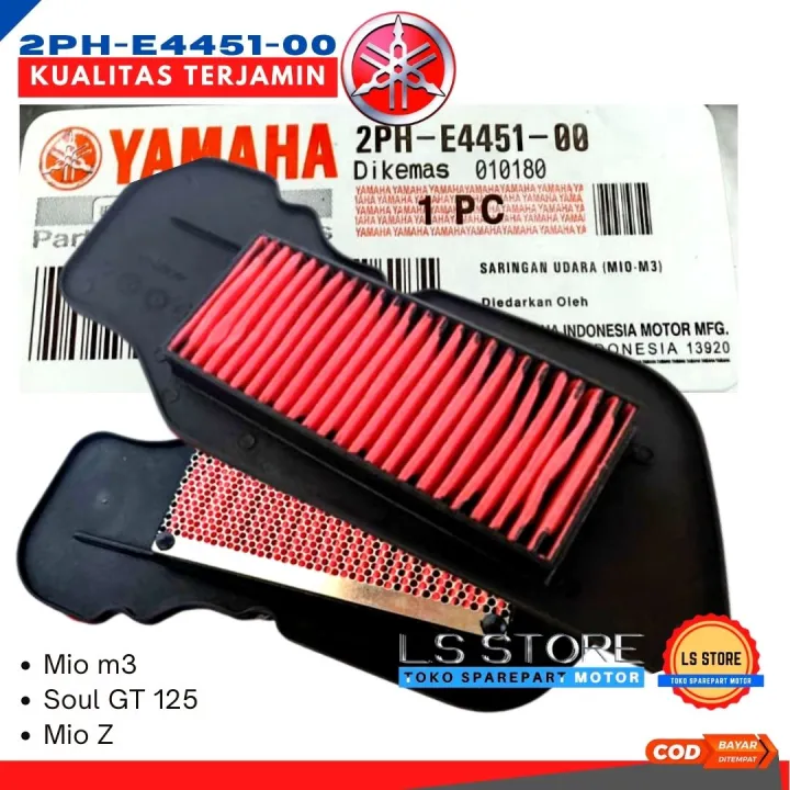 Filter udara Mio m3 Saringan udara Mio Z Filter hawa Soul GT 125 2PH ...