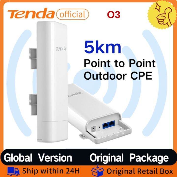 Tenda Outdoor CPE WIFI Router 5KM 2.4Ghz O3 Acsses Point wifi Antenna ...