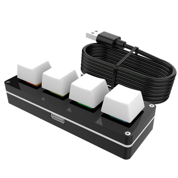 Sell Well【hot 】3 Key 1 Knob 4 Keys Rgb Macro Custom Keyboard
