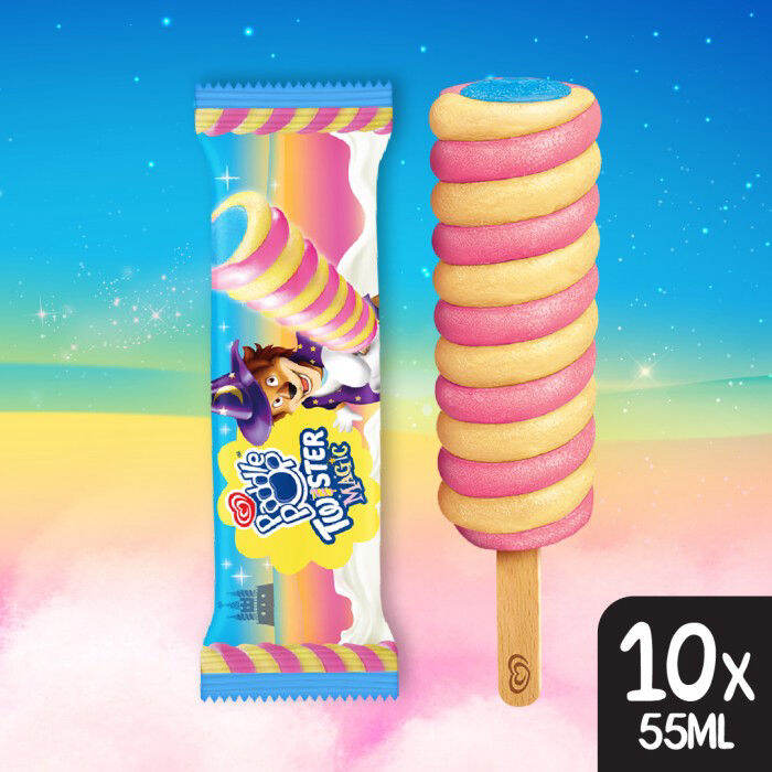 10 Pcs Paddle Pop Twister Magic 55 ML - Es Krim/Ice Cream Wall's ...