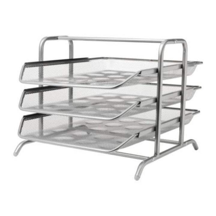 Ikea Dokument Letter Tray Rak Besi 3 Susun Tempat Surat Dokumen Kertas ...