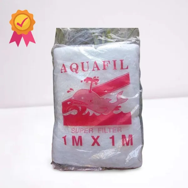Dakron Kapas Filter Aquarium Merek Aquafill 1 x 1 Meter Kapas 1x1 Meter ...