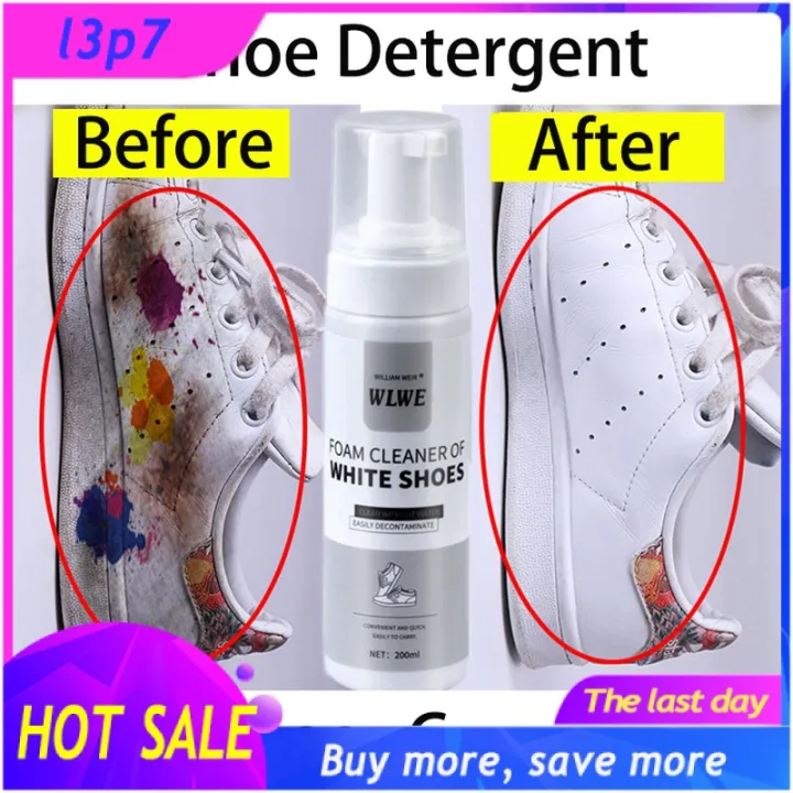 Hot 】White Shoe Cleaner Sneaker Spray for Shoe and Bag Travel Yellow ...