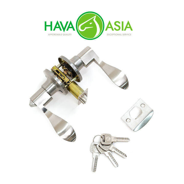 HavaAsia Heavy Duty Entrance Door Lock Set Lever Type (Code: L881 R-TUB ...